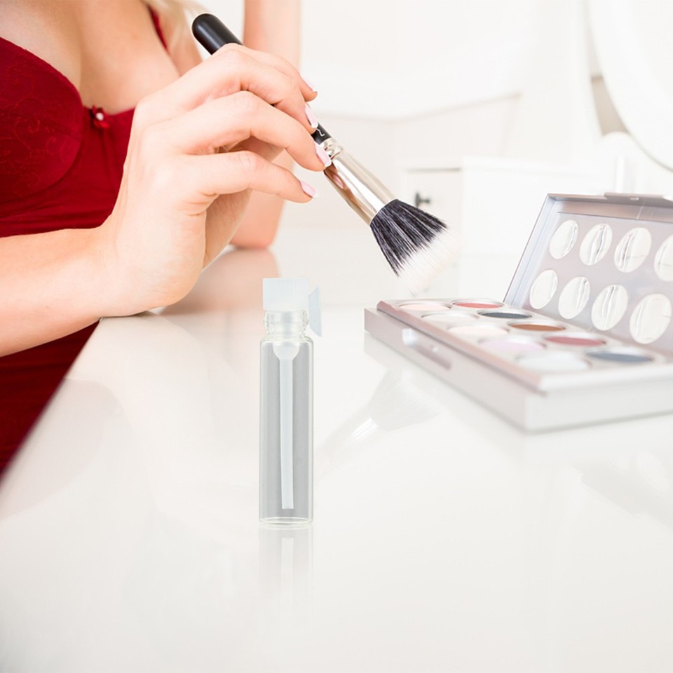 100Pcs Empty Glass Perfume Sample Bottles Portable Travel Bottle ...