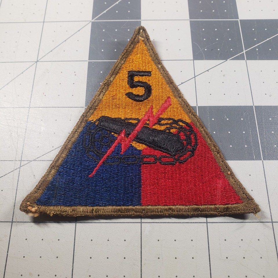 WWII US Army 5th Armored Division Greenback Patch | eBay