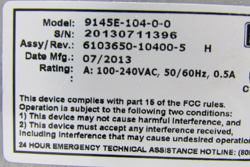 Canoga Perkins 9145E-104-0-0 6103650-10400-5 1G Network Interface ...