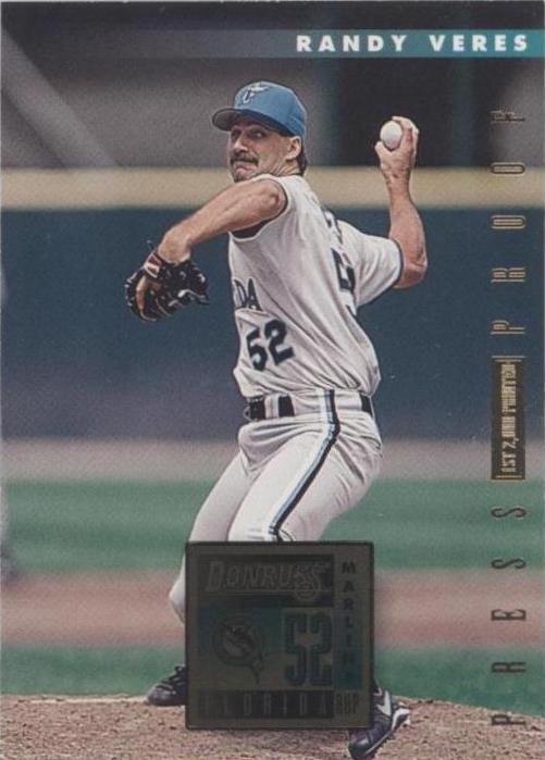 1996 Donruss - Randy Veres #15 Press Proof /2000 for sale online | eBay