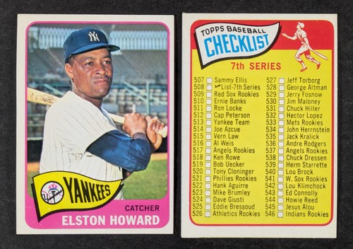 1965 Topps Baseball Lot 2 Cards Elston Howard | eBay