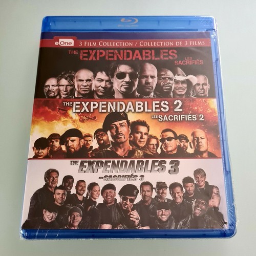 THE EXPENDABLES 1, 2 + 3 FILM COLLECTION REGION A USA BLU-RAY BRAND NEW ...