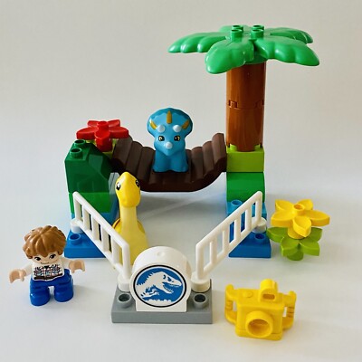 Lego Duplo 10879 Gentle Giants Petting Zoo Complete Set Dinosaur ...