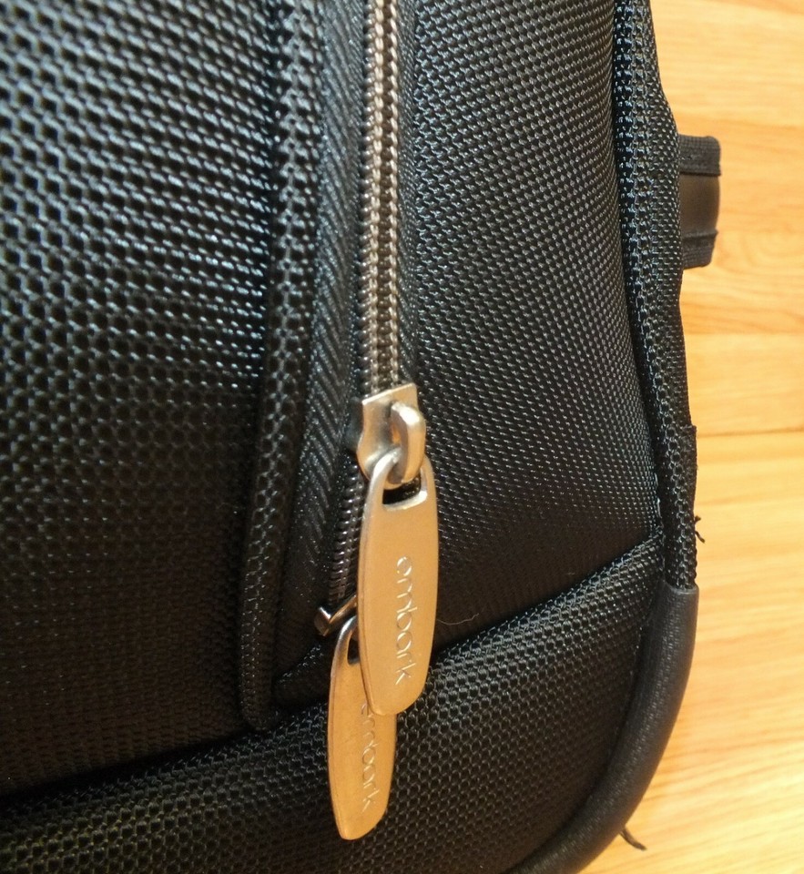 Genuine Embark Black Nylon Travel Luggage Rolling Suitcase **READ** | eBay