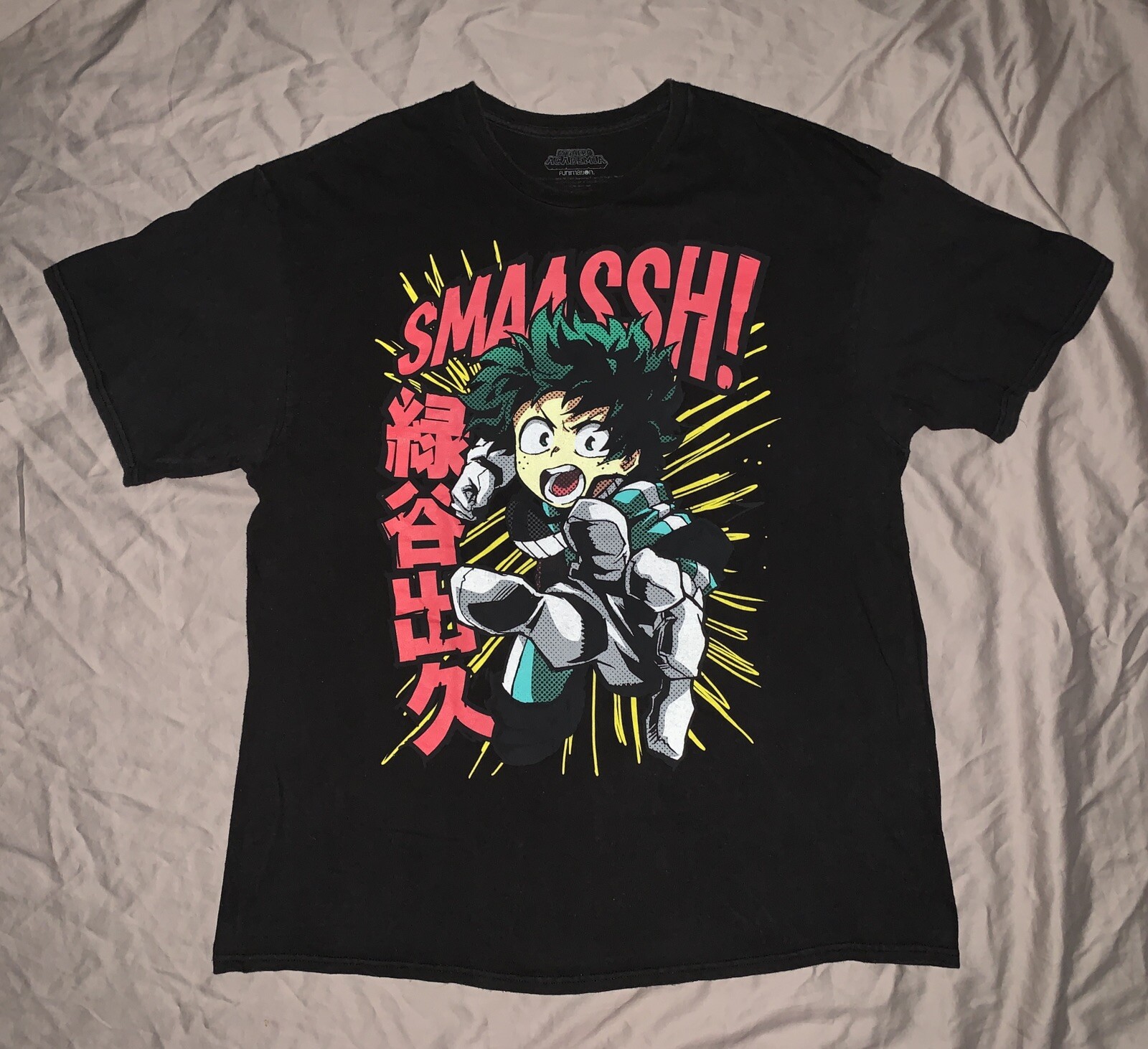 My Hero Academia Smash! Izuku Midoriya DEKU black T s… - Gem