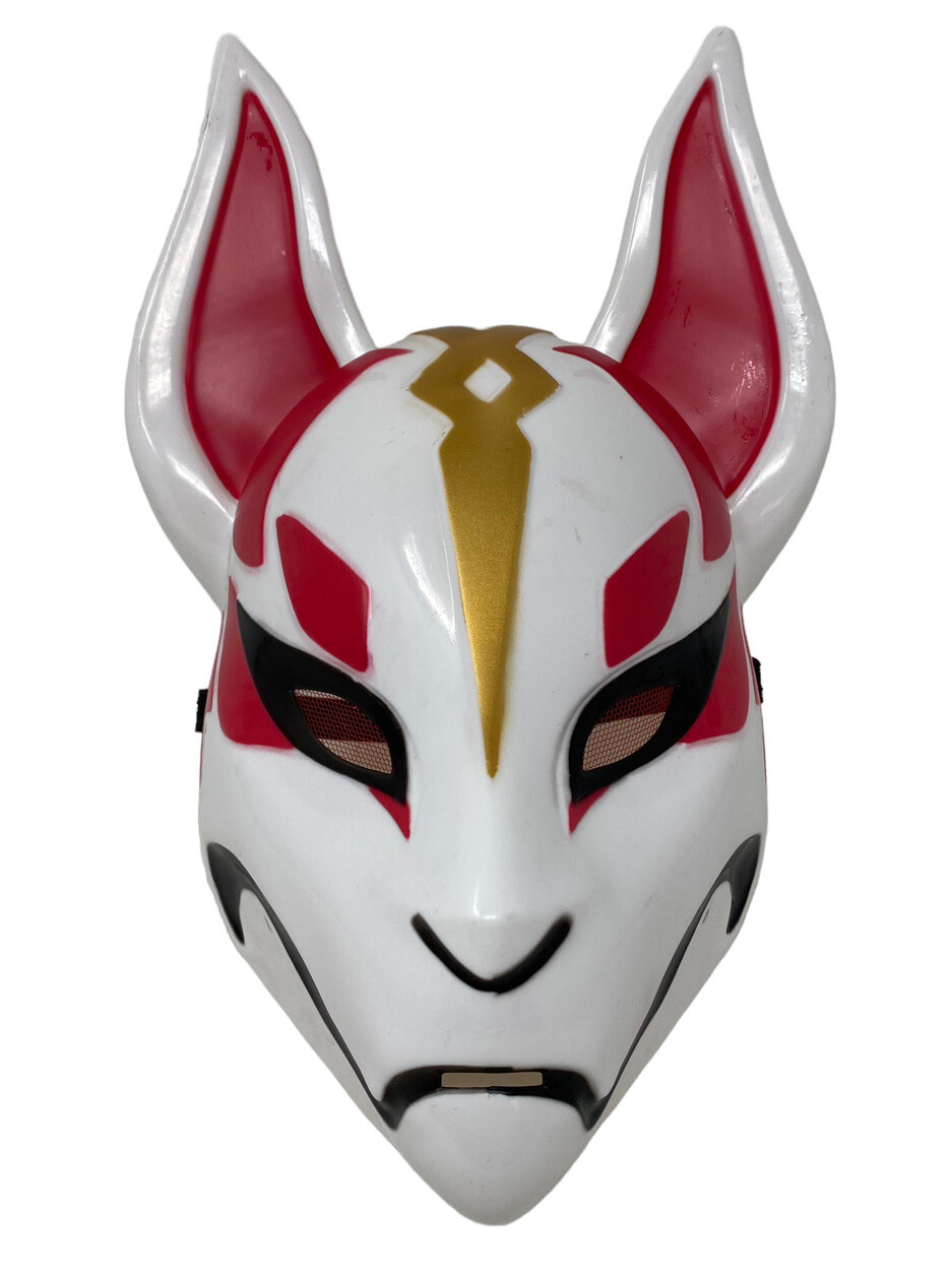 Fortnite Drift Fox Mask Teen/Adult Plastic Face Mask … - Gem
