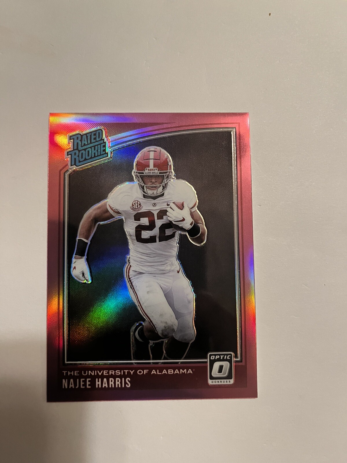 2021 Panini pink Draft Picks - Donruss Optic Rated Rookie #210 Najee ...