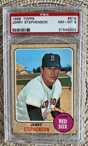 1968 Topps #519 JERRY STEPHENSON PSA 8 NM-MT | eBay