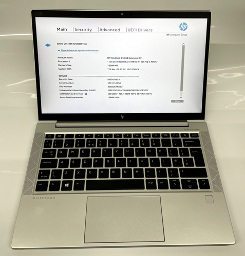HP EliteBook 830 G8 13" i5 11th Gen | 16GB RAM & 250 GB SSD UK Keyboard ...