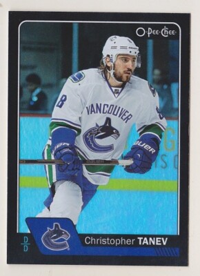 17-18 OPC Christopher Tanev /100 Rainbow BLACK Vancouver Canucks 2017 ...