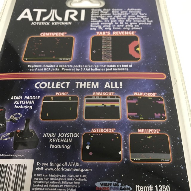 Atari Keychains (Pong/Breakout/Warlords) (Atari) for sale online | eBay