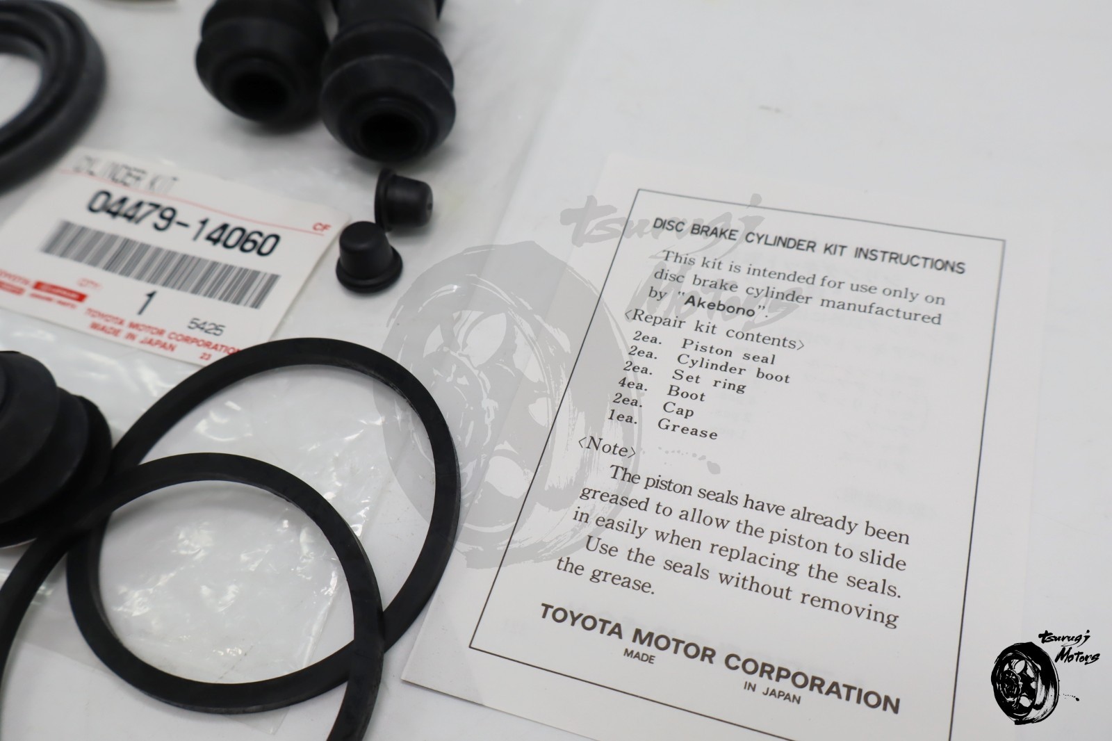 Toyota Genuine Corolla AE86 Levin Trueno Front & Rear OEM Caliper ...