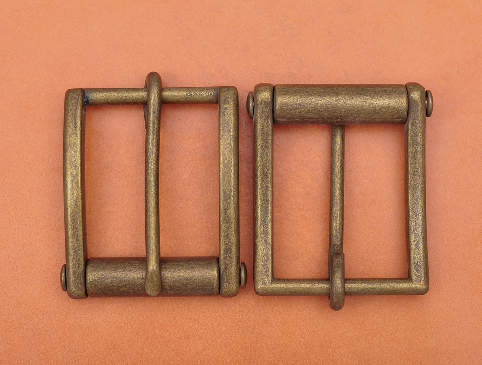 Novelty Mens Retro Brass Single Prong Pin Metal Roller Belt Buckle 1-1/ ...