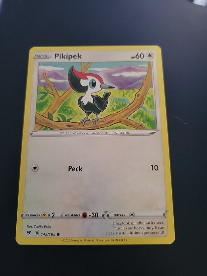Pokémon TCG Pikipek Vivid Voltage 143/185 Regular Common | eBay