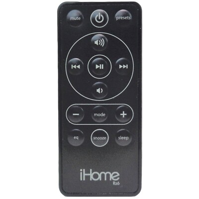 iHome RZ6 Factory Original iPod Docking Station Remote Control For IA91 ...