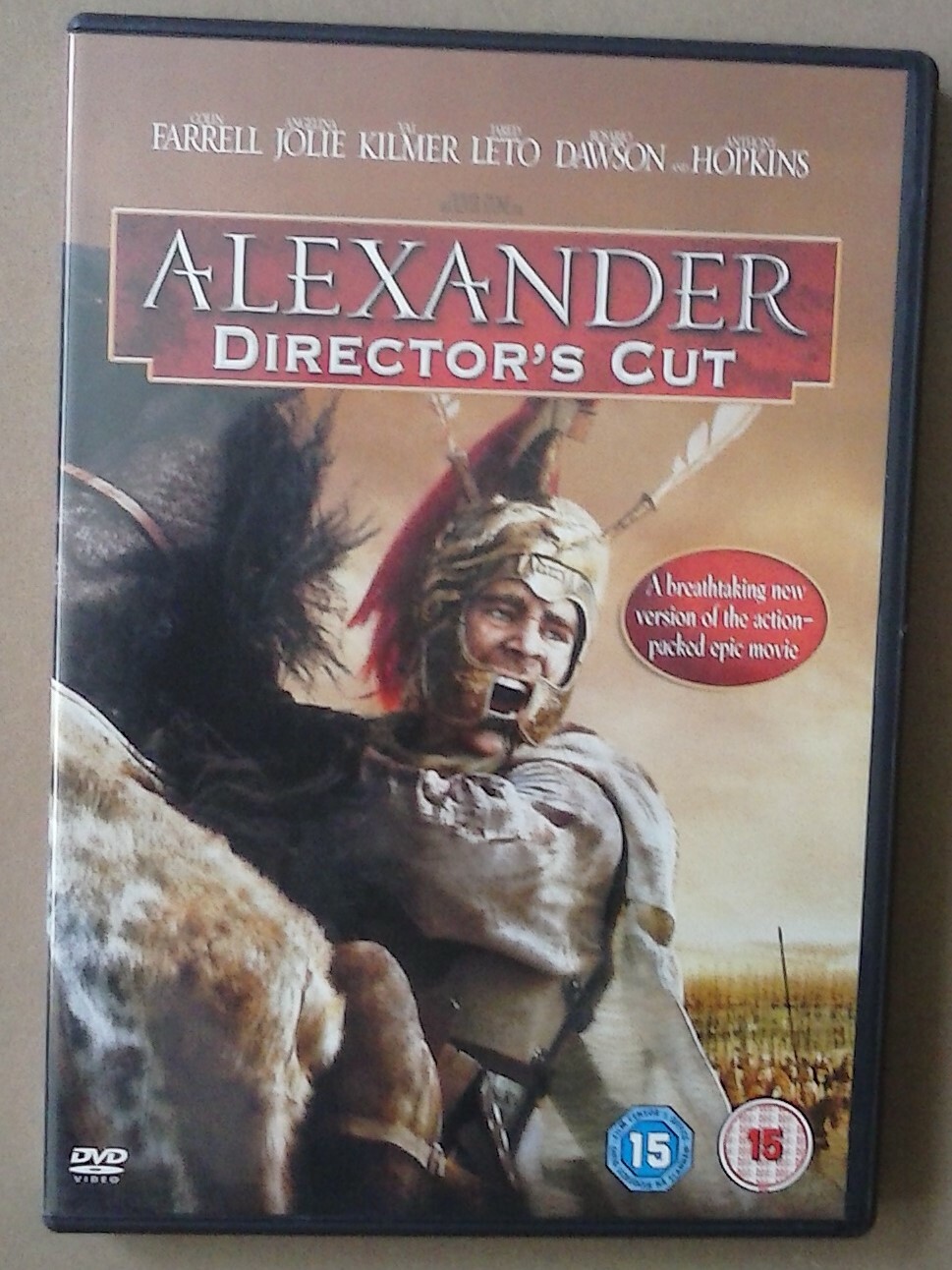 Alexander (Director's Cut) DVD (2005) Anthony Hopkins, Stone (DIR) cert ...