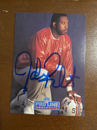Johnny Rembert Signed 1991 Pro Line Card #74 Autographed New England ...