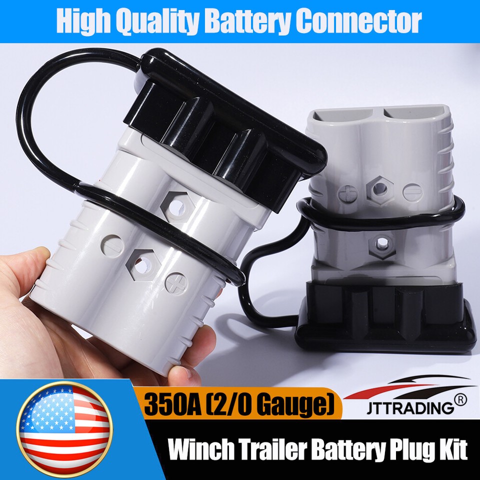 50A / 350A Battery Quick Connect Disconnect Jumper Connectors Cable ...
