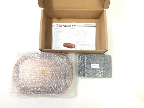 Britax A511.00.LDV Amber Micro-bar Beacon LED LIGHT With Single Bolt ...