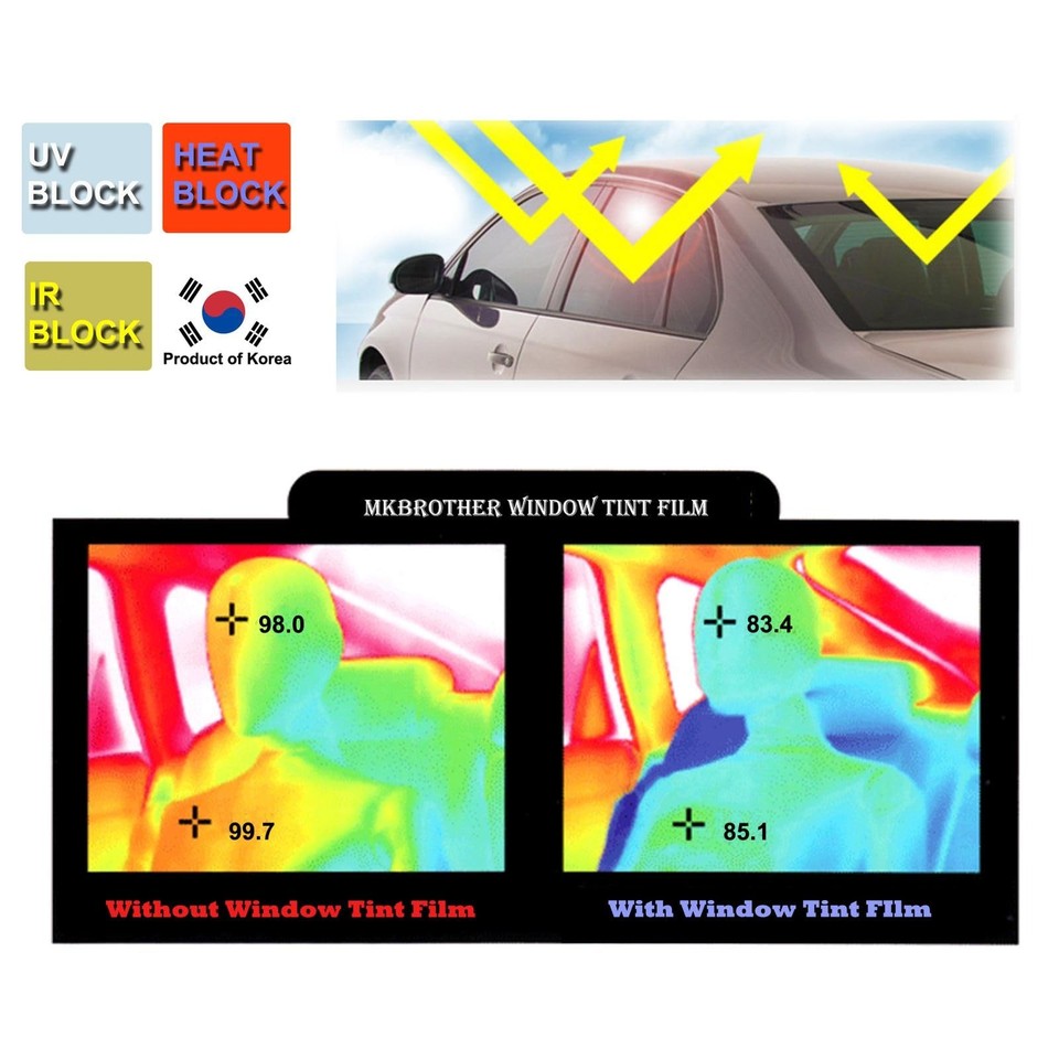 ® Windshield Sun Visor Strip Car Window Tint - 20% VLT 12" in x 100' Ft ...