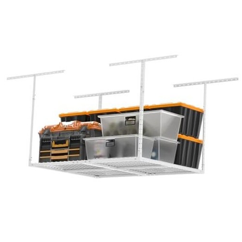 3 x 4FT Overhead Garage Storage Rack,Adjustable Ceiling Storage 3x4 FT ...