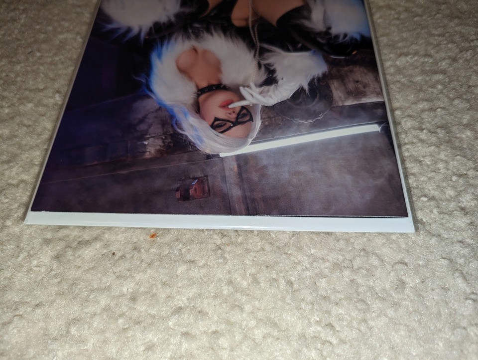 LADIES OF COSPLAY KATSUMI TORI BLACK CAT COSPLAY SEATED VIRGIN ART BOOK ...
