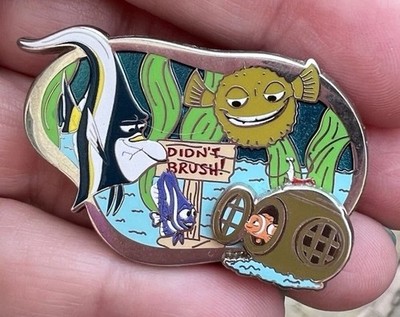 Disney Finding Nemo Pin 20th Anniversary Gill Bloat Dory Didn’t Brush ...