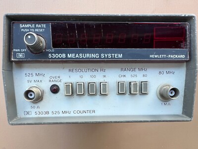 HP 5300B Measuring System 5303B 525/80 MHz Universal Counter | eBay