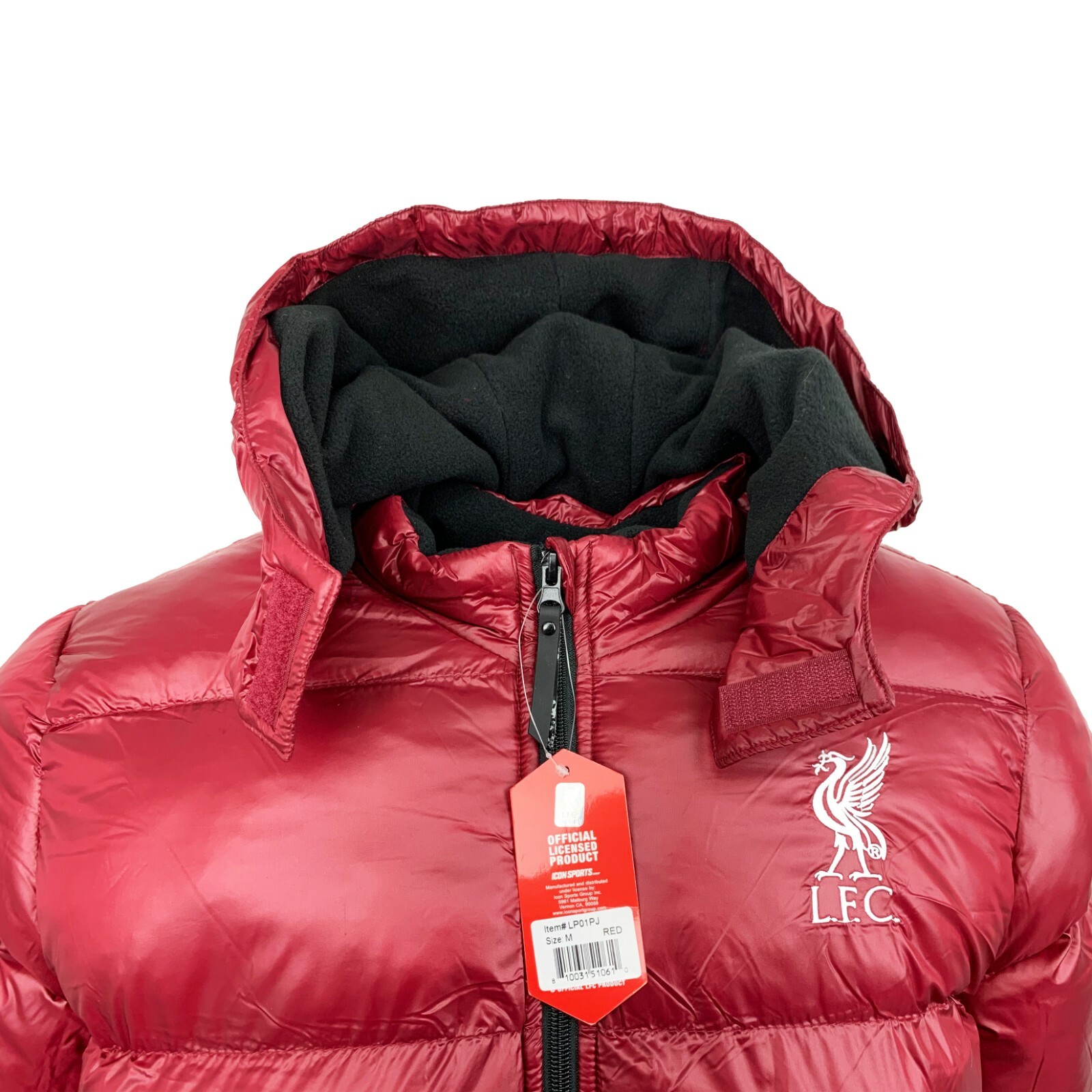 Liverpool Full-Zip Padded Jacket, Removable Hood, Liverpool Winter ...