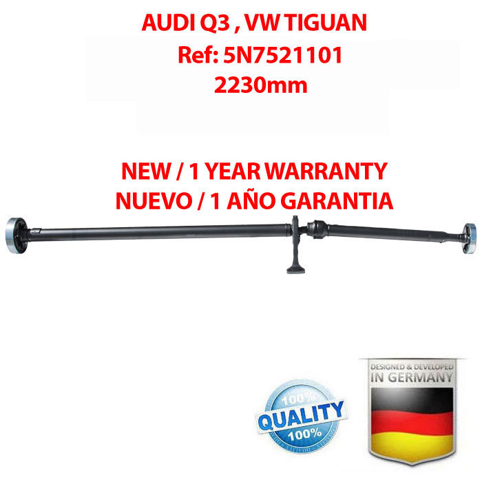 ARBRE DE TRANSMISSION AUDI Q3, VW TIGUAN 5N7521101 NEW!! | eBay