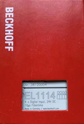 1PC BECKHOFF EL1114 Module EL 1114 New In Box Expedited Shipping | eBay