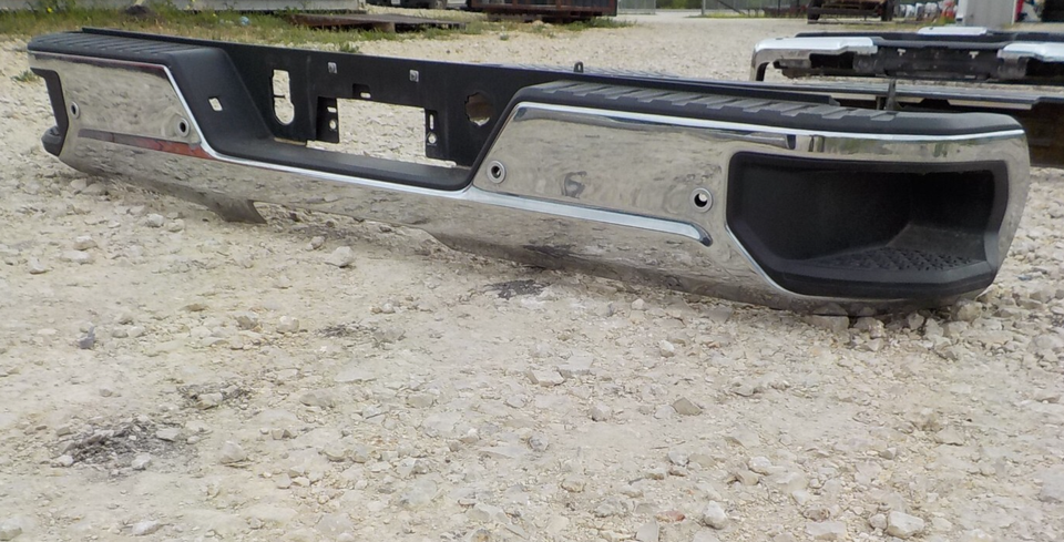 2020 23 24 2025 Factory Chevy/GMC 1500 2500 3500 Chrome Rear Bumper ...