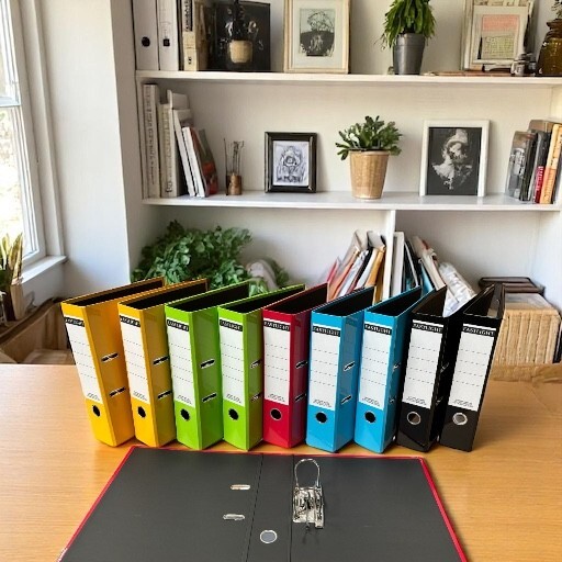 Eastlight Lever Arch Files A4, 75mm. Assorted Multi Bright Colours. 5 ...