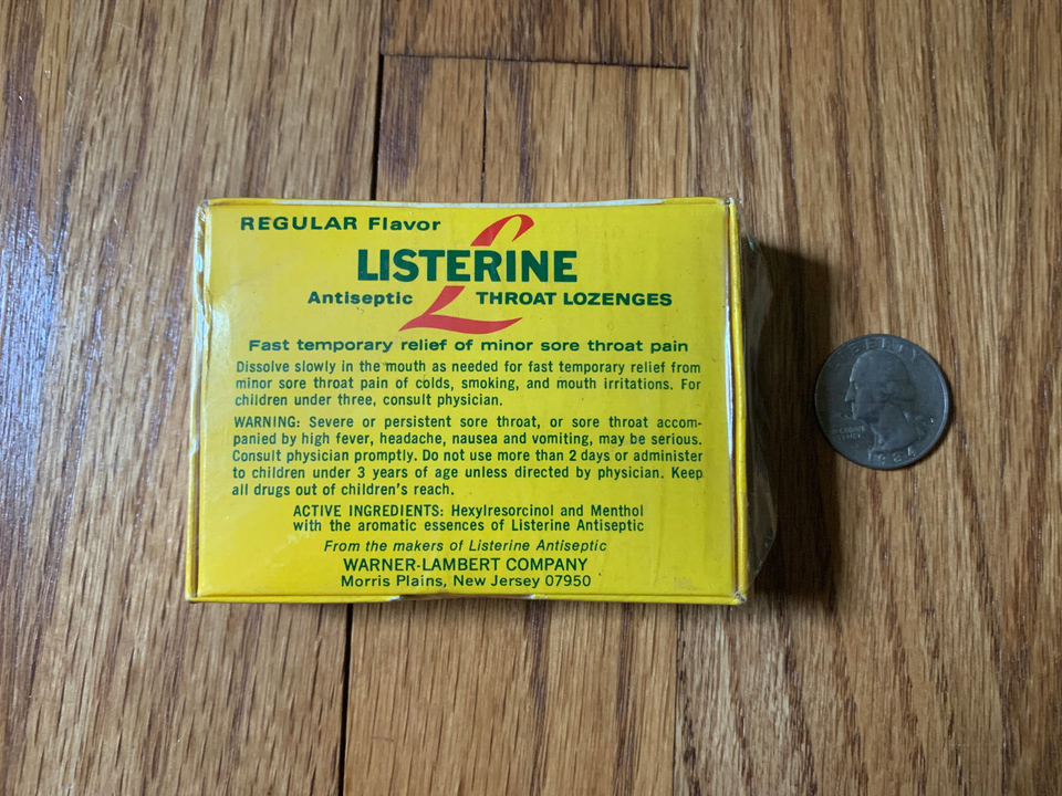 Old Box Listerine Lozenges | eBay