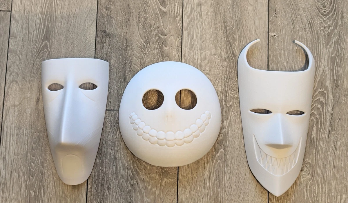Nightmare Before Christmas Lock Shock And Barrel Masks