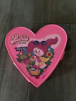 Poochie For Girls Mattel Inc 1982 Pink Heart Case Japan | eBay