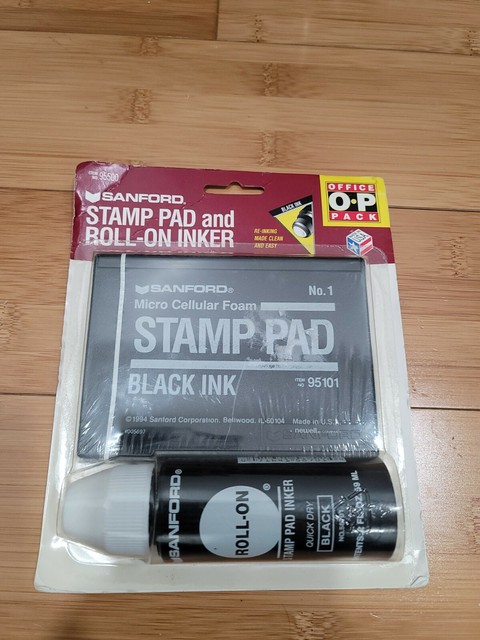 Sanford Stamp Pad Inker Roll-on 2oz Quick Dry 58701 for sale online | eBay