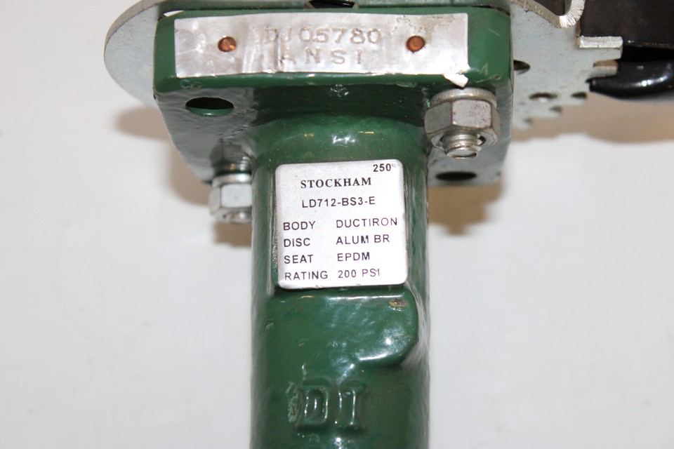3" STOCKHAM LD-712-BS3-E 200# BFV DIXBR LUG TYPE EPDM SEAT LATCH LOCK ...