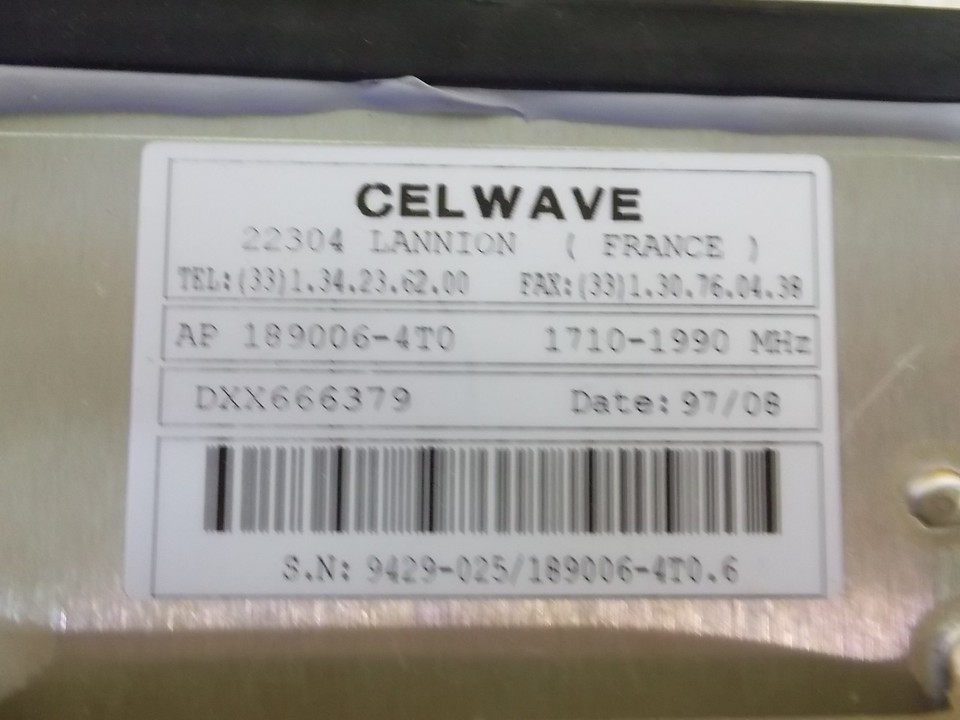 NEW Lannion CELlite CelWave AP 189006-4T0 Antenna *FREE SHIPPING* | eBay