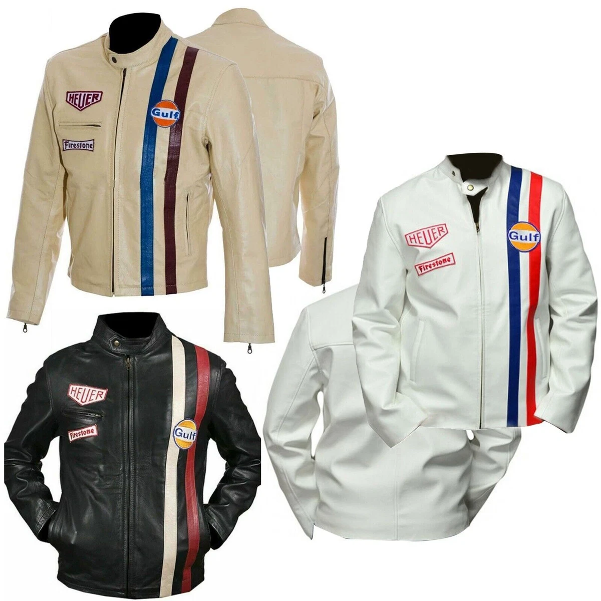 Steve Mcqueen Gulf Racing Jacket