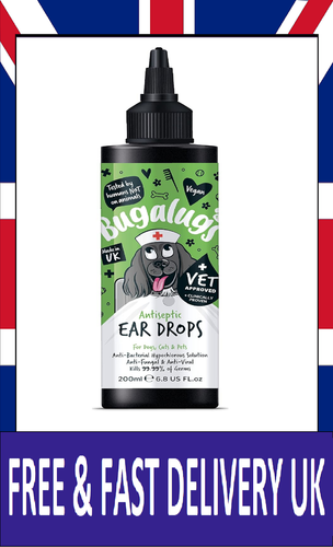 BUGALUGS Dog Ear Drops treatment provides relief for yeast infection ...