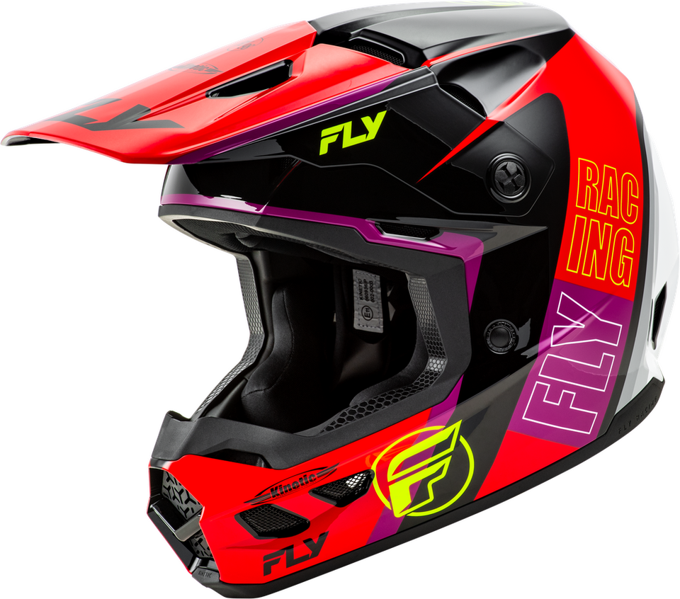 Fly Racing Kinetic Rally Helmet Motocross Adult & Youth Sizes MX ATV ...