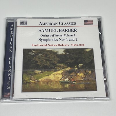 Samuel Barber - Orchestral Works, Vol. 1 by Marin Alsop (CD, 2000 ...
