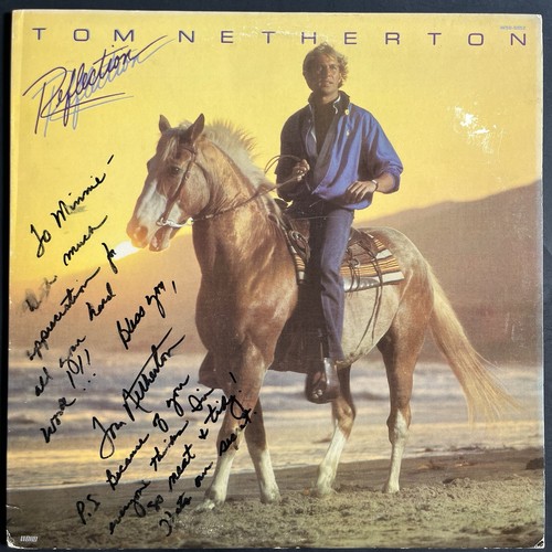 Tom Netherton~Reflection~With Printed Inner Sleeve~AUTOGRAPHED / SIGNED ...