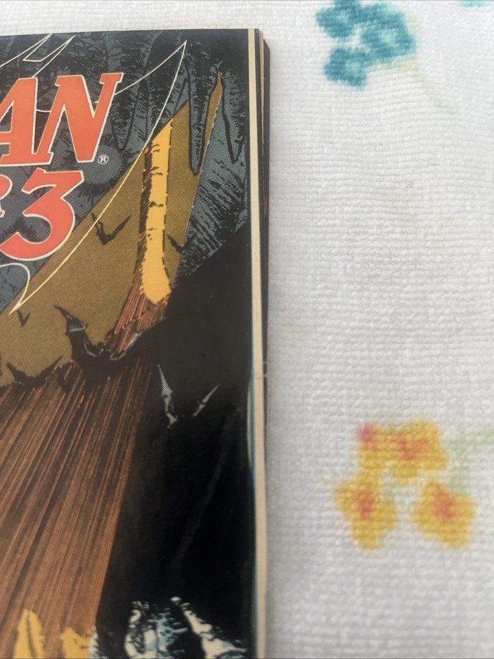 Batman #437 Newsstand Variant (DC Comics Late August 1989)Error Cover ...