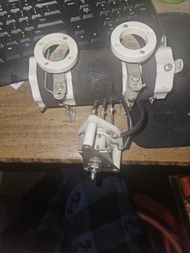 Rare Very Nice Vintage Large Ceramic Variable Inductor Coil Ham Radio ...