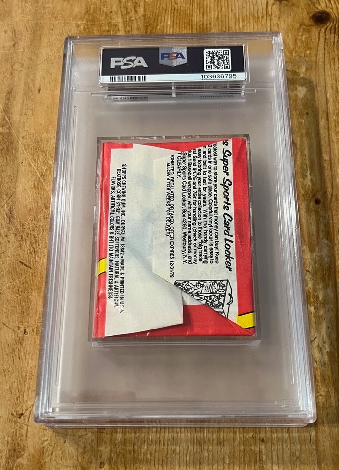 1978 Topps Baseball Wax Pack - PSA 5 | eBay