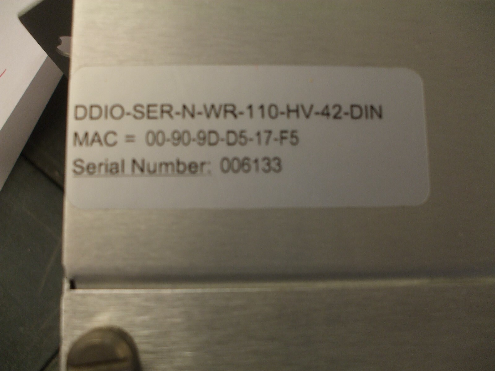 DDIO-SER-N-WR-110-HV-42-DIN Remote I/O Module | eBay