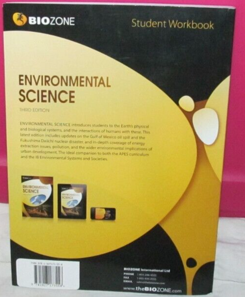 BioZone Environmental Science Third Edition Student Workbook | eBay