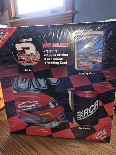 1998 Dale Earnhardt Nascar Value Pack :TShirt,Round Sticker,TradingCard ...
